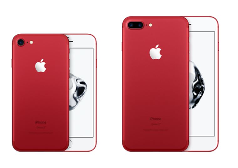 Nuovo iPhone 7 e 7Plus RED Special Edition